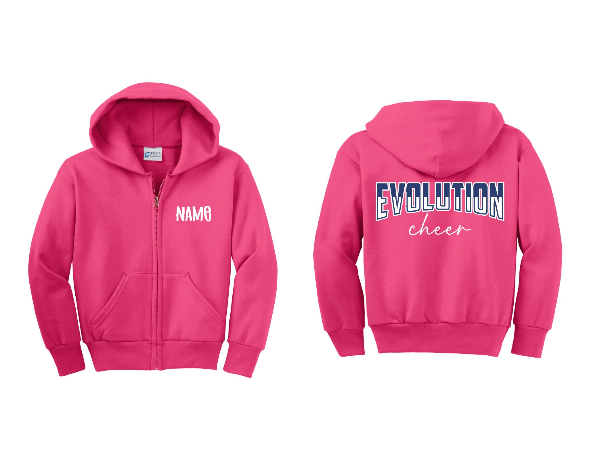 Evolution Cheer Full Zip Hoodie – LogoWorks Design